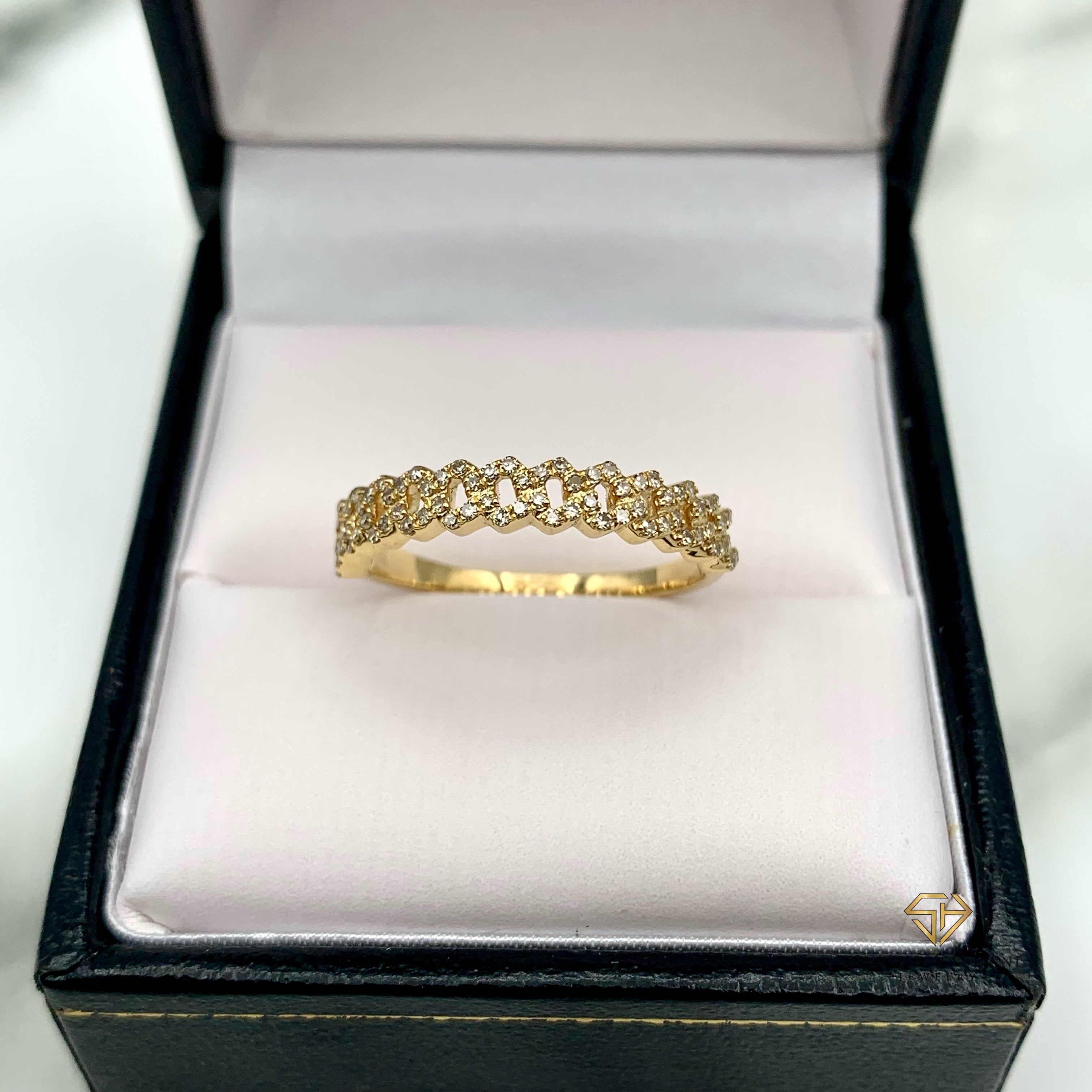 10K CUBLY Diamond Ring – Sergio Hasbani J