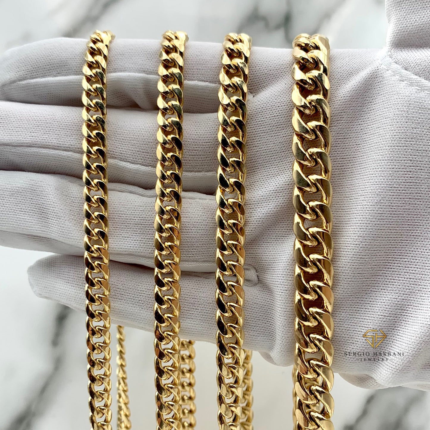 10K 6MM Cuban Link Chain – Sergio Hasbani J
